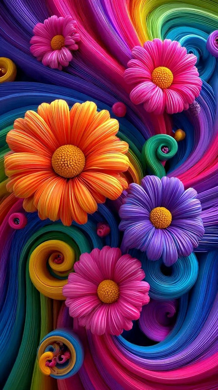 Jigsaw Puzzle | 66 pieces | Vivacious FLowers | Jigidi