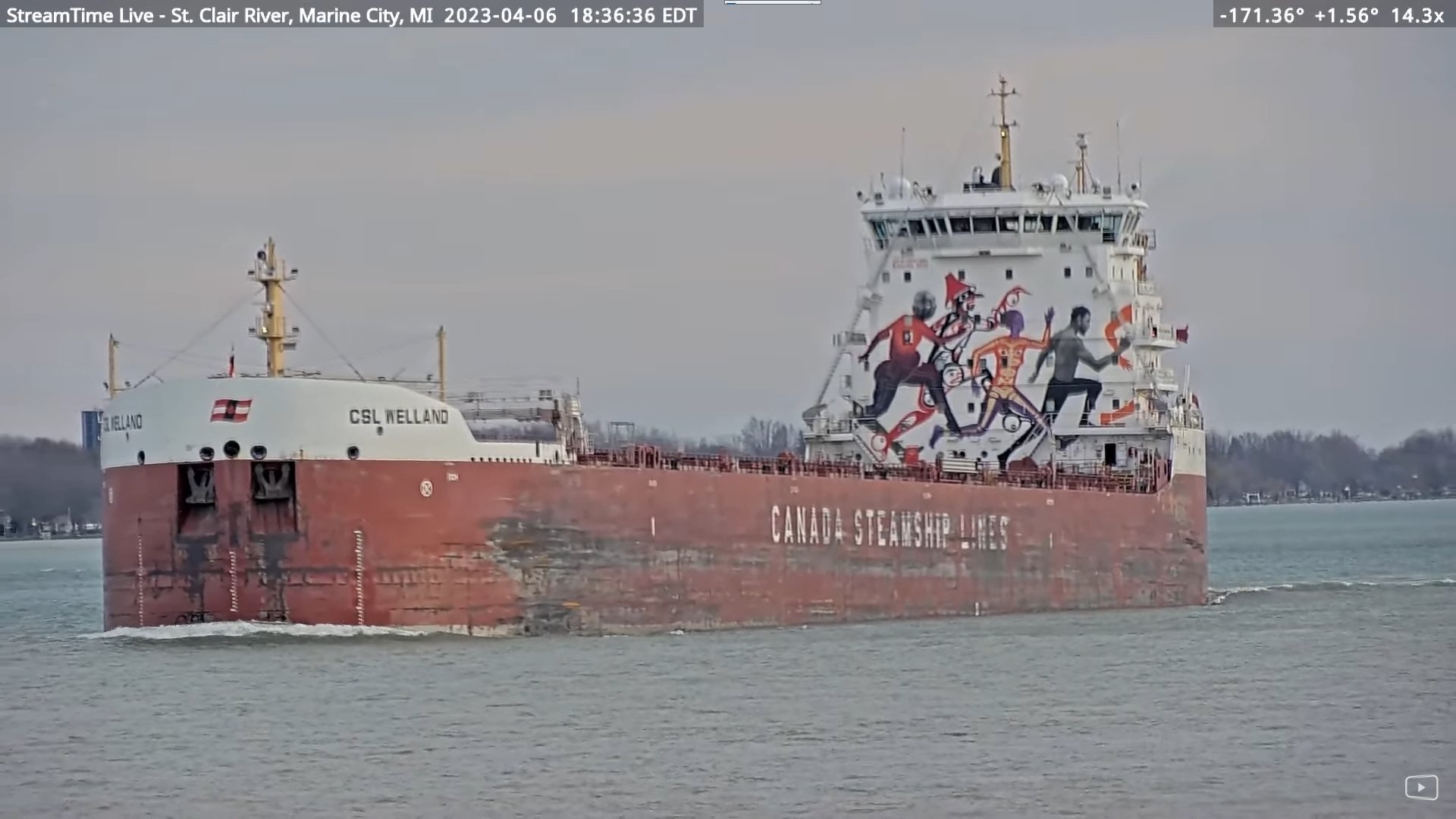 Solve CSL Welland (CA) - Great Lakes Freighter - Marine City, MI (2023 ...