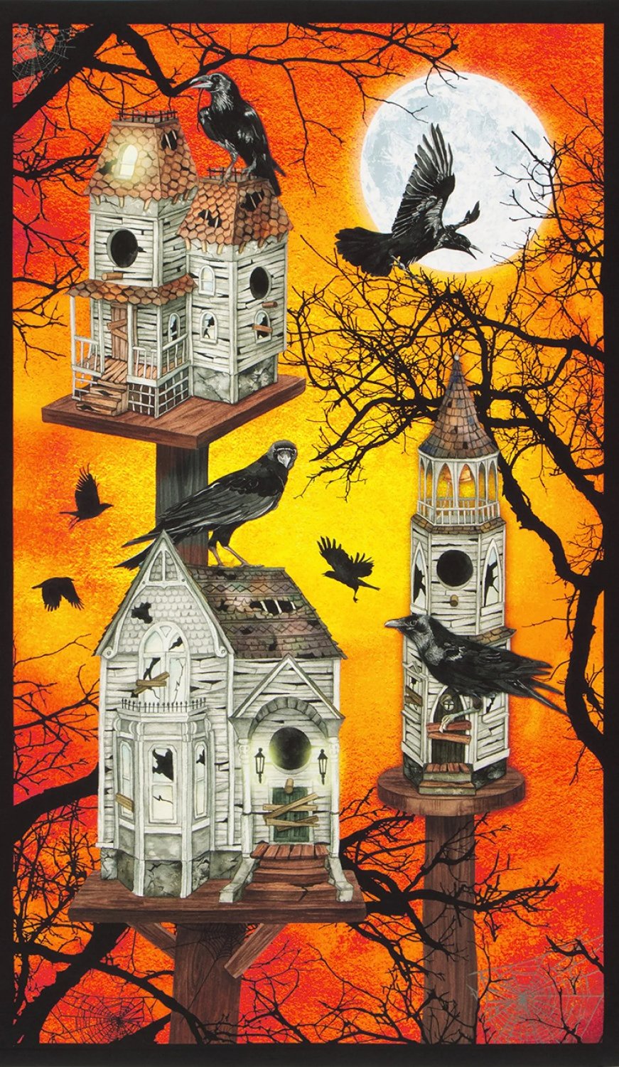 Solve Raven Moon jigsaw puzzle online with 336 pieces