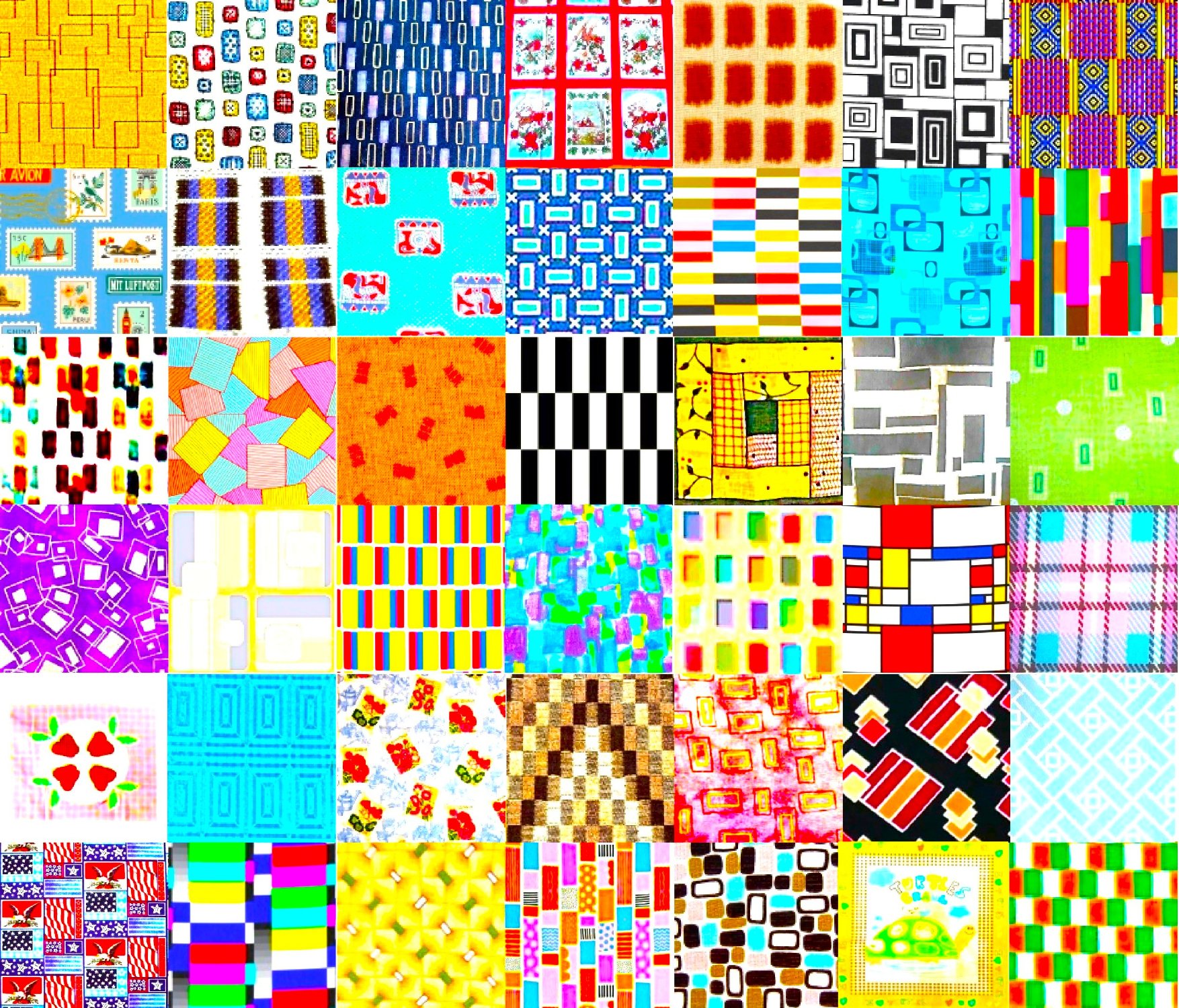 Solve PATCHWORK RECTANGLES 54 jigsaw puzzle online with 143 pieces