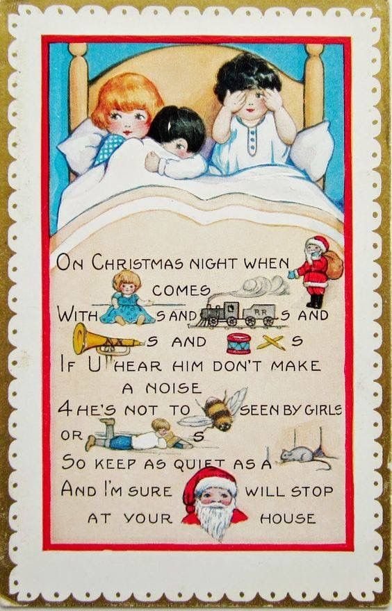 Solve Seasonal - Christmas - Vintage Children's Cryptic Christmas Card 6 (Resize: 12 - 126 ...