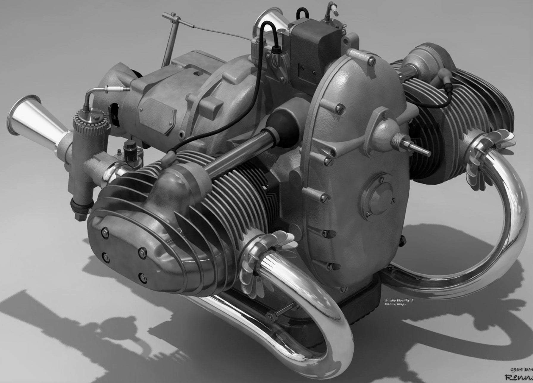 Solve BMW RS 54 Raceengine jigsaw puzzle online with 391 pieces