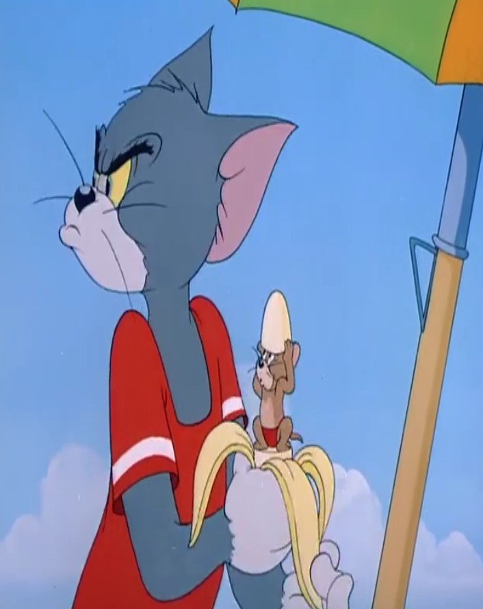 Solve Tom & Jerry jigsaw puzzle online with 130 pieces