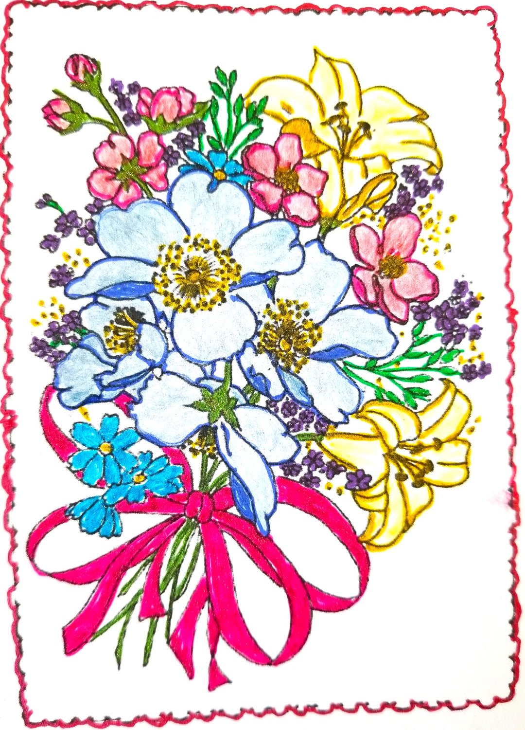 Solve Coloring Flowers jigsaw puzzle online with 70 pieces