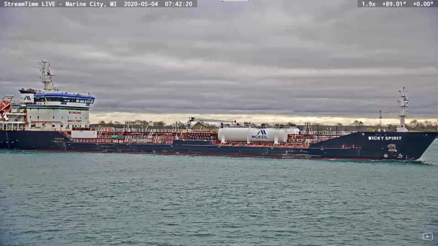 Solve Wicky Spirit (CA) - Great Lakes Tanker - Marine City, MI (2020-05 ...