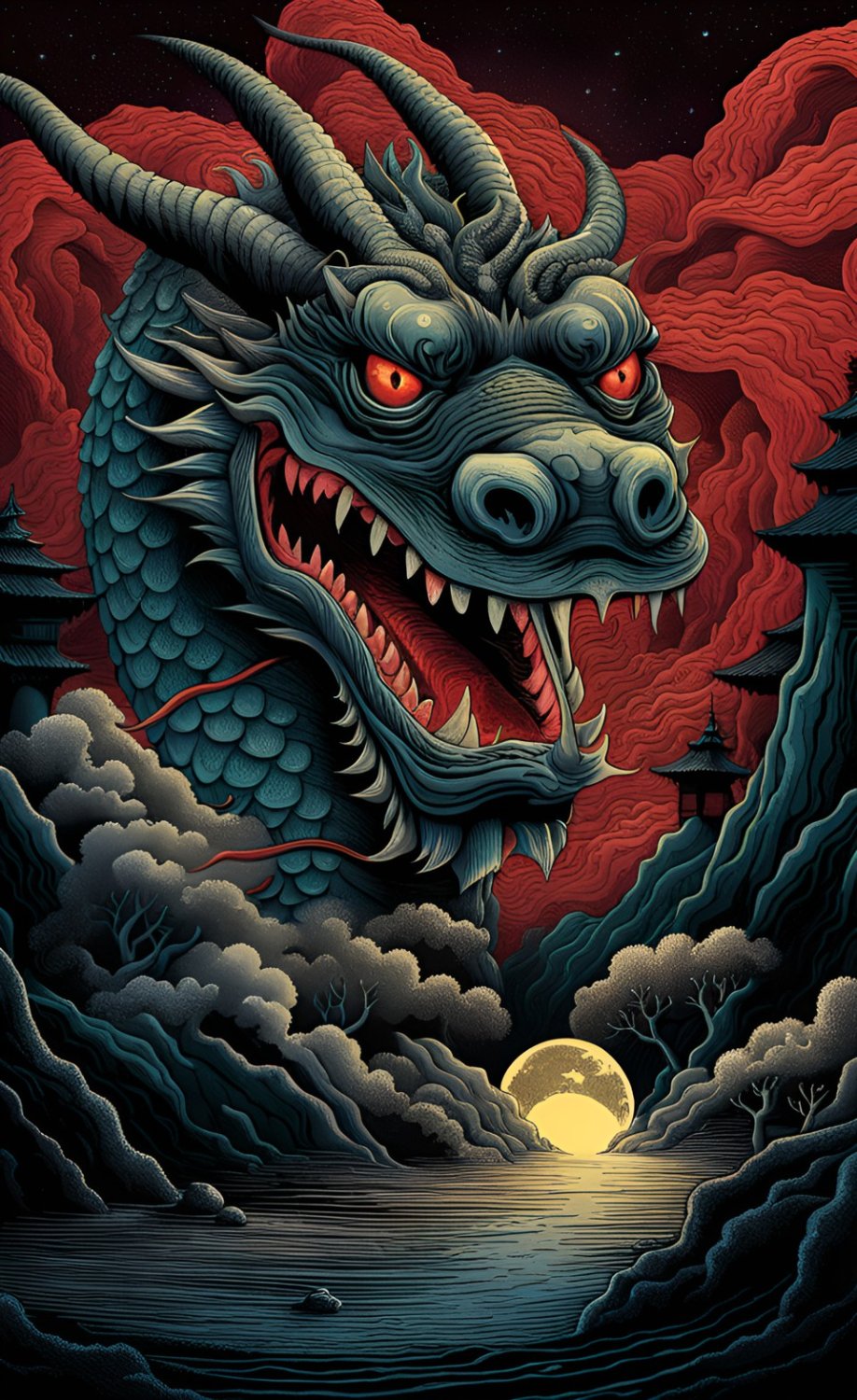 Jigsaw Puzzle | Monster dragon | 160 pieces | Jigidi