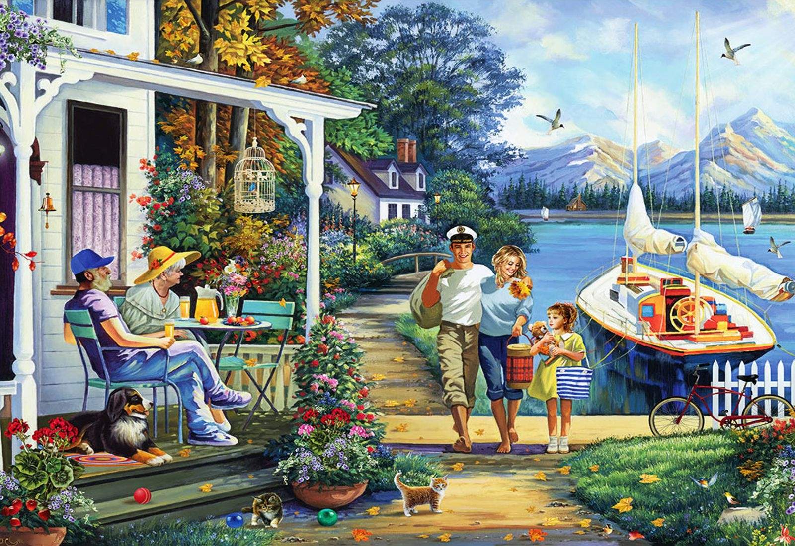 Solve PUZZLE - End Of Summer jigsaw puzzle online with 494 pieces
