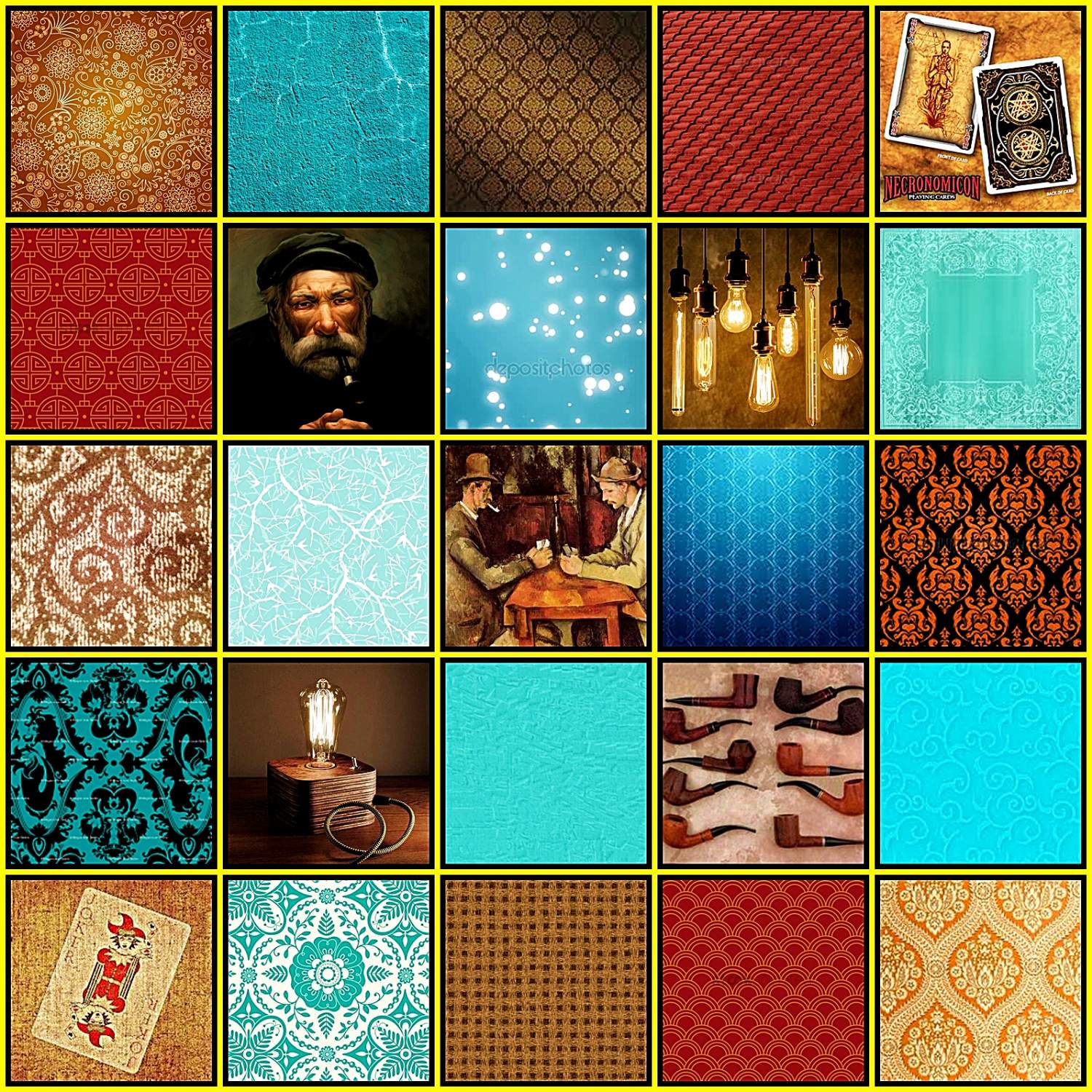 Solve Card Night with Friends jigsaw puzzle online with 196 pieces