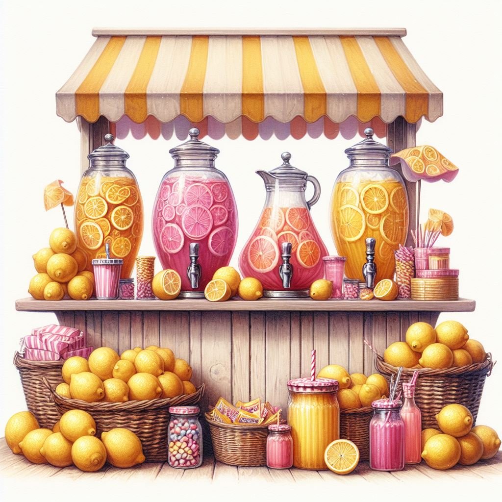 Solve LEMONADE jigsaw puzzle online with 196 pieces