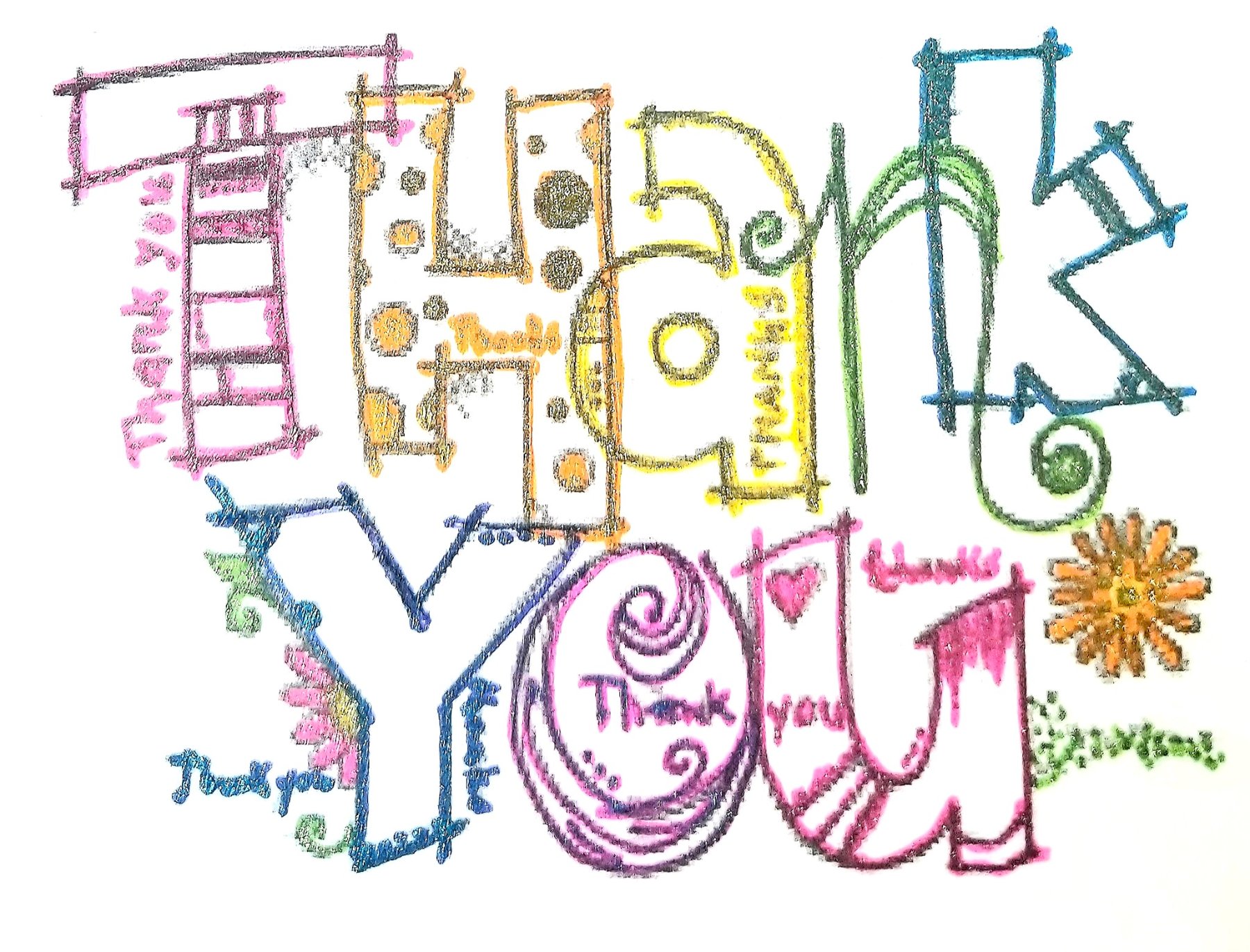 Solve Thank You jigsaw puzzle online with 63 pieces