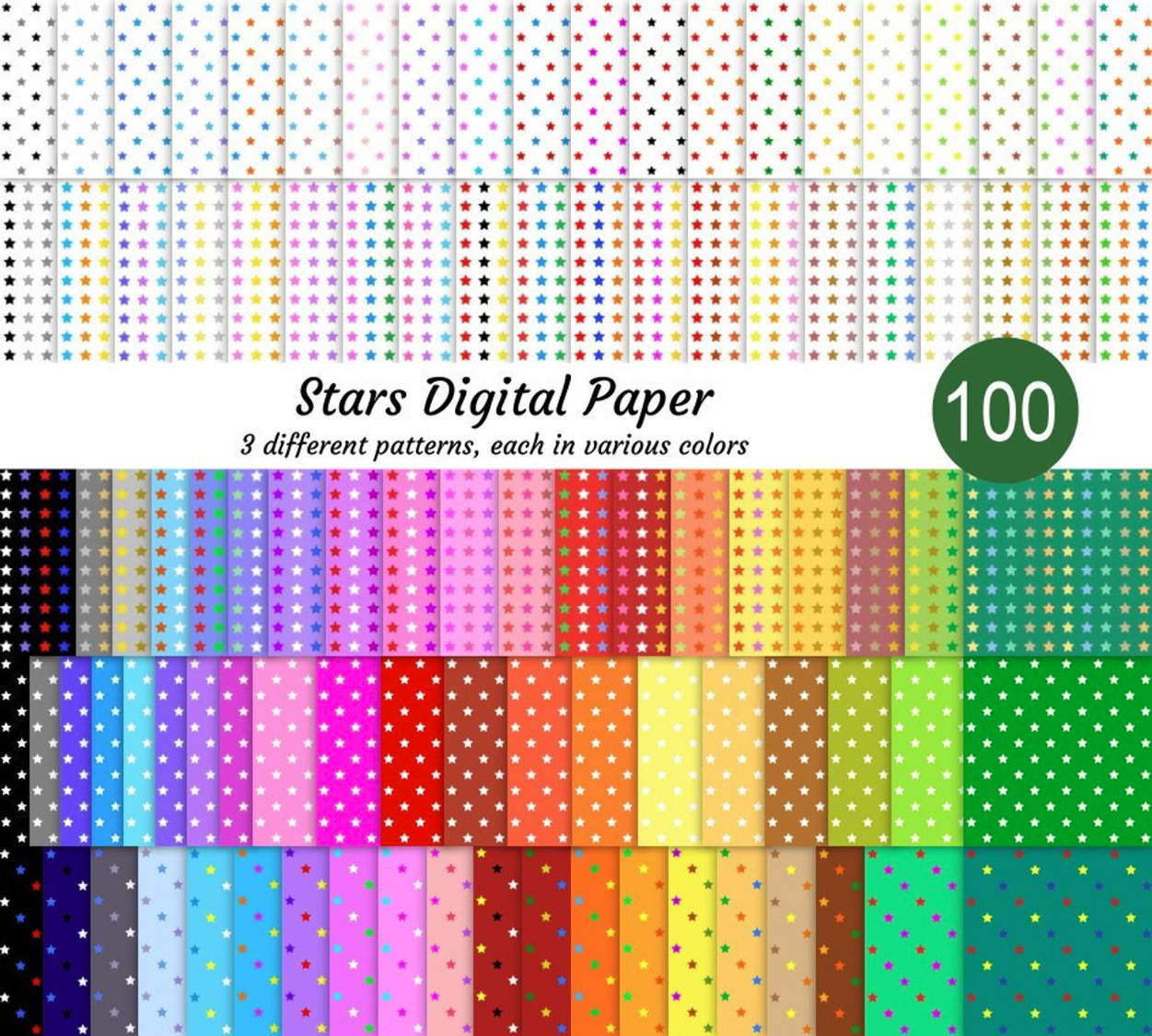 Solve Star Digital Paper jigsaw puzzle online with 90 pieces