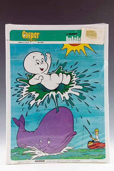 Solve Casper and company Inlaid Puzzle, whale variant jigsaw puzzle ...