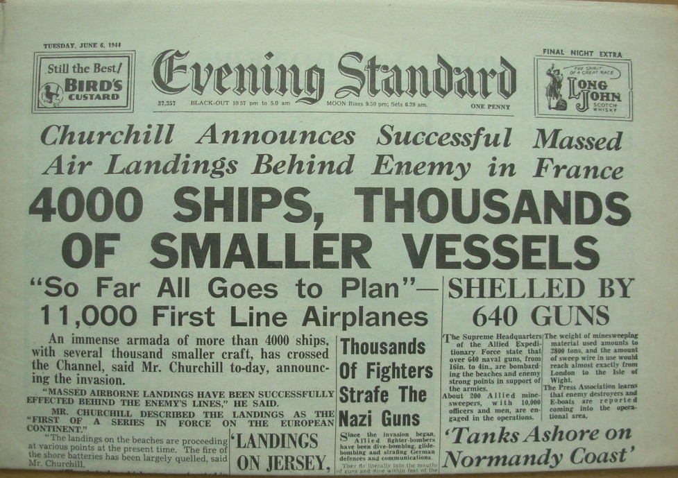 Solve d-day June 6th 1944 jigsaw puzzle online with 88 pieces