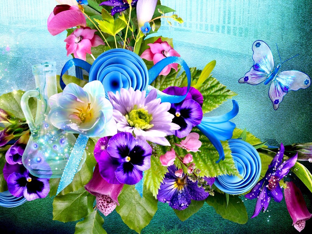 Solve Beautiful Spring Flowers jigsaw puzzle online with 165 pieces