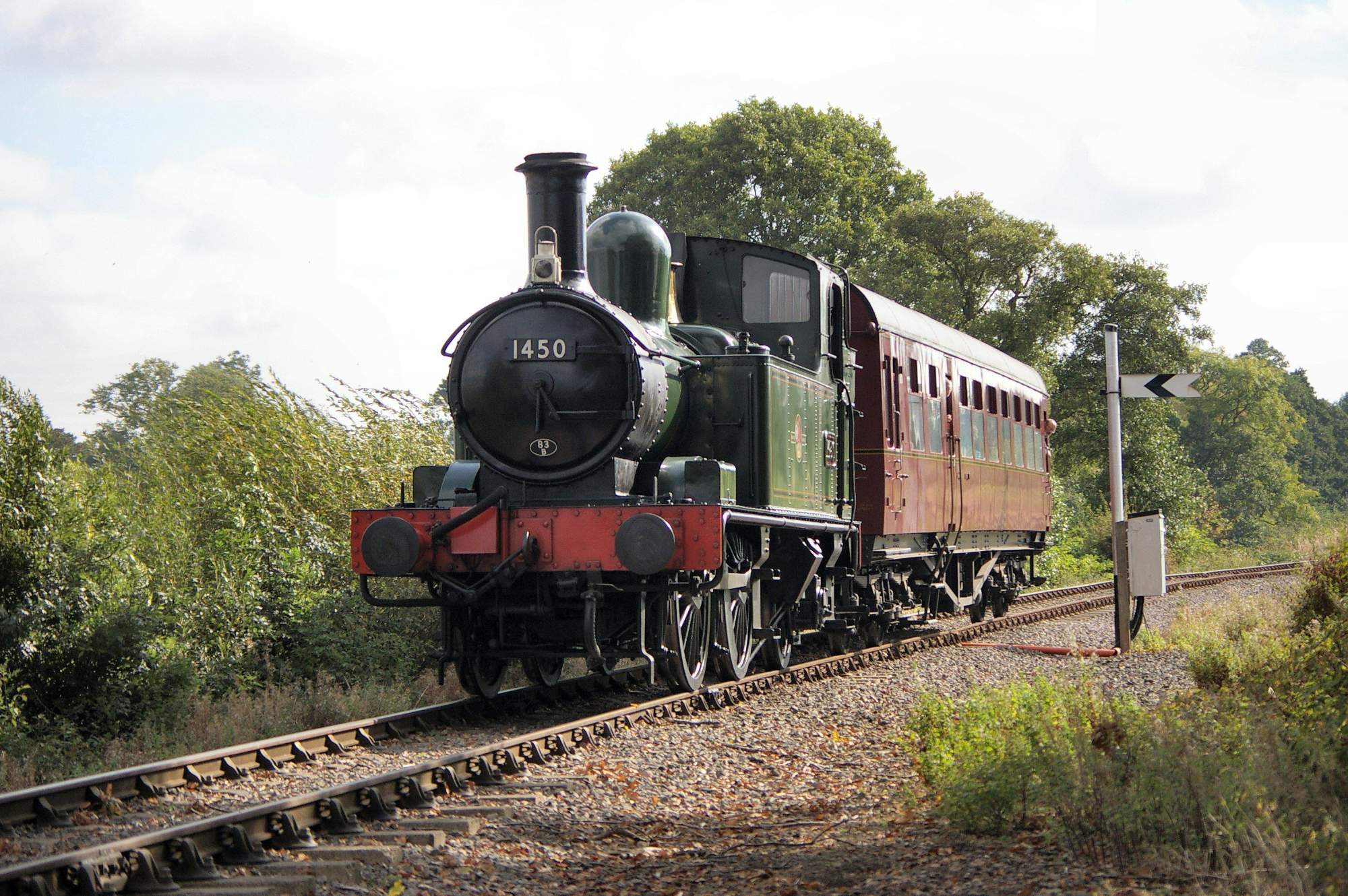 Solve GWR 14xx Class 0-4-2T 1450. jigsaw puzzle online with 247 pieces