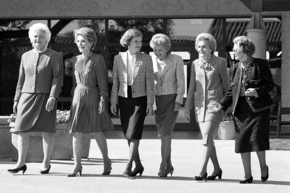 Solve Former U.S. First Ladies jigsaw puzzle online with 35 pieces