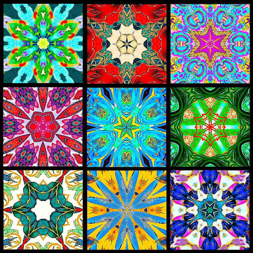 Solve kaleido mix 1900 jigsaw puzzle online with 81 pieces