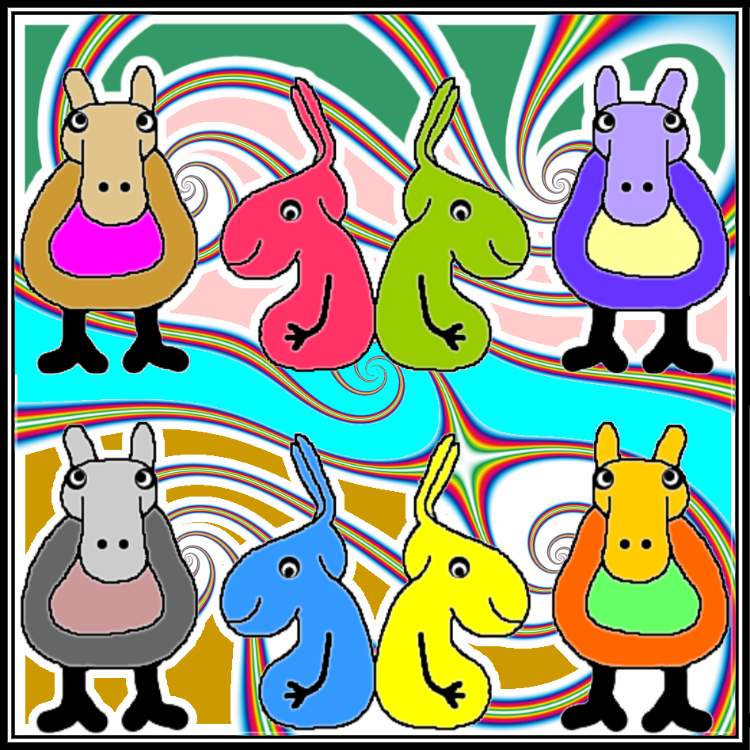 Solve Happo and Bappo jigsaw puzzle online with 9 pieces