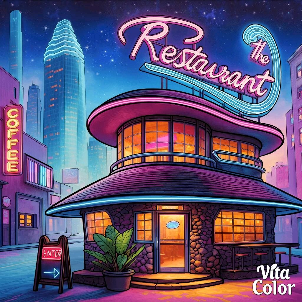Solve The Restaurant . . . . . jigsaw puzzle online with 9 pieces