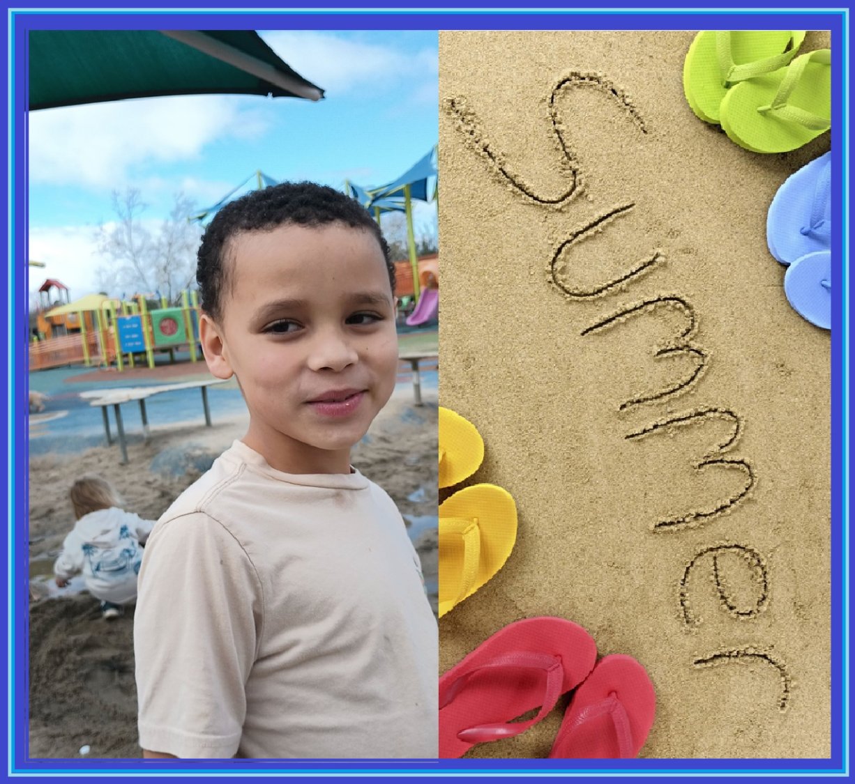 Solve Summer fun jigsaw puzzle online with 16 pieces