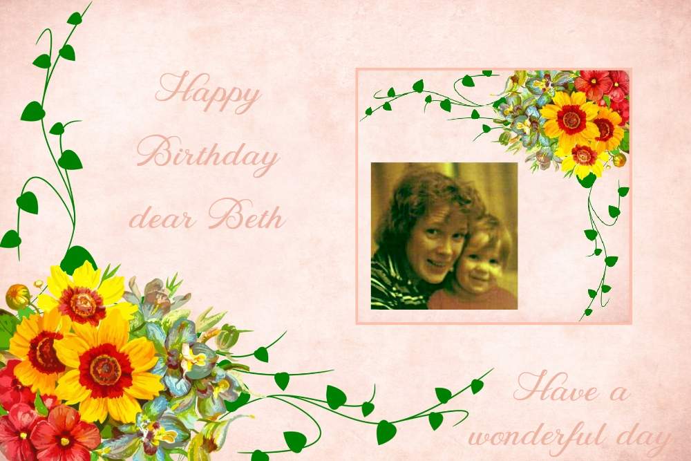 Solve Happy Birthday dear Beth (ebkrueg) jigsaw puzzle online with 12 ...