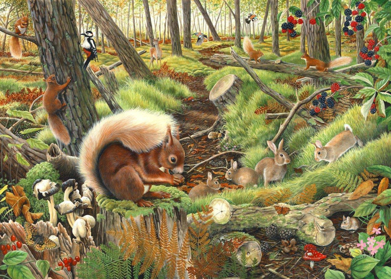 Solve Forest Animals from Hillbilly Heaven FB jigsaw puzzle online with ...