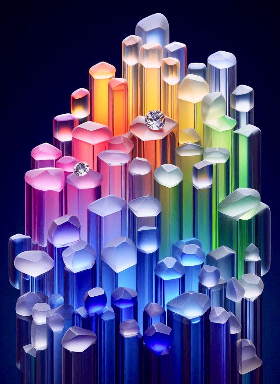 Solve Peachy Pedestals jigsaw puzzle online with 63 pieces