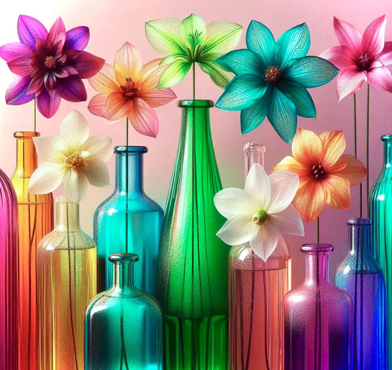 Solve Flower Choir jigsaw puzzle online with 90 pieces