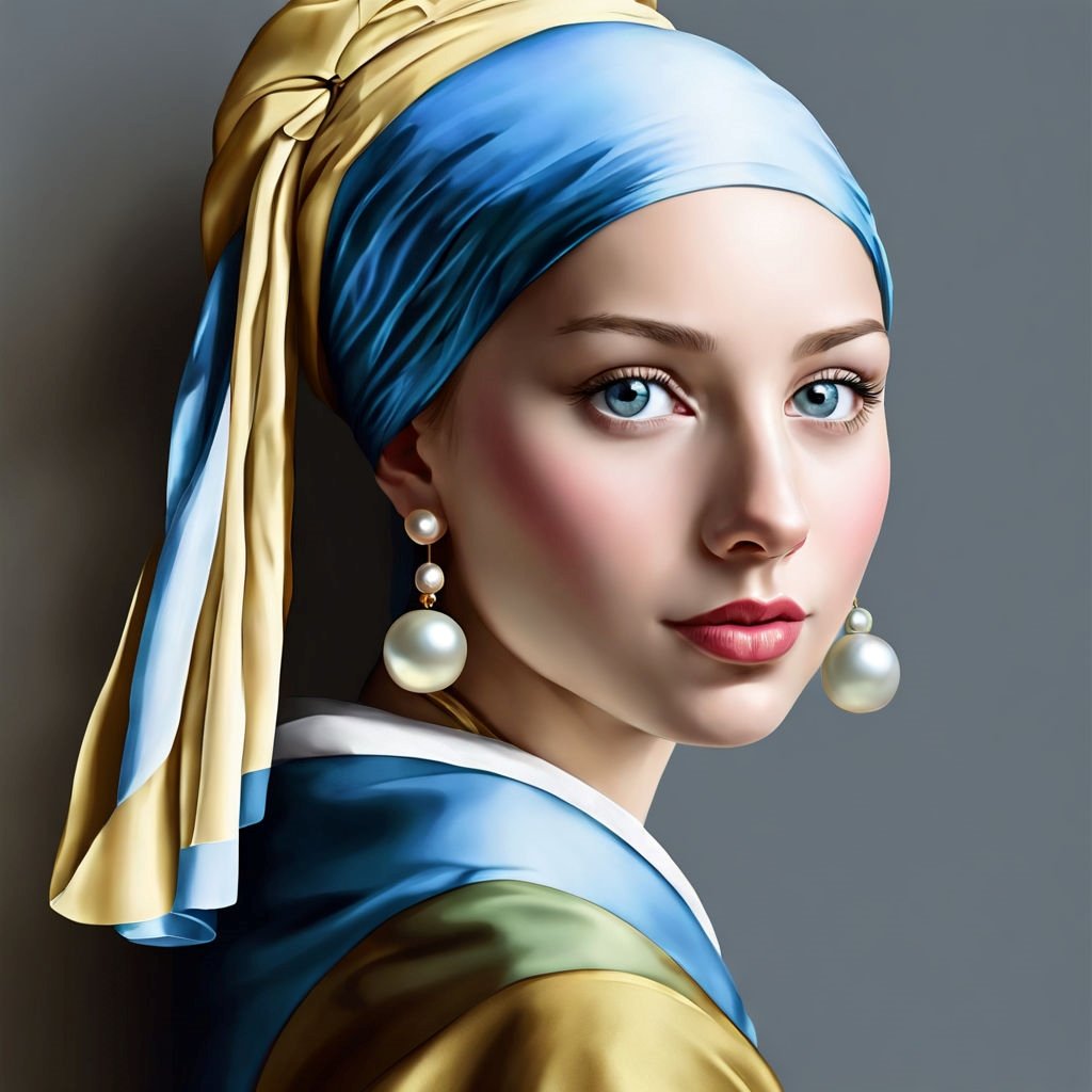 Solve Girl With a Pearl Earring jigsaw puzzle online with 81 pieces