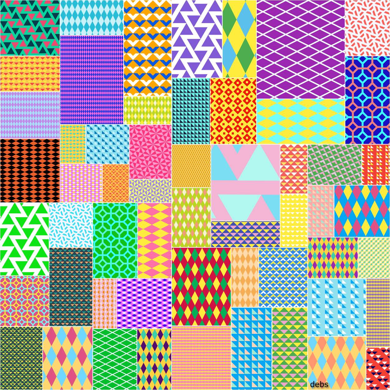 Solve Saturday mix jigsaw puzzle online with 100 pieces