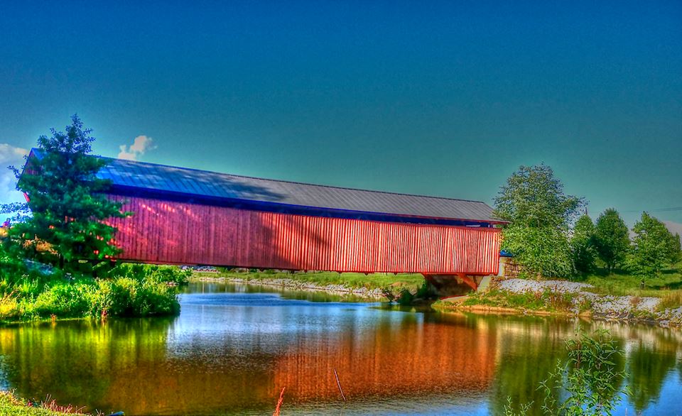 Jigsaw Puzzle | Karen's Milton Bridge | 160 pieces | Jigidi