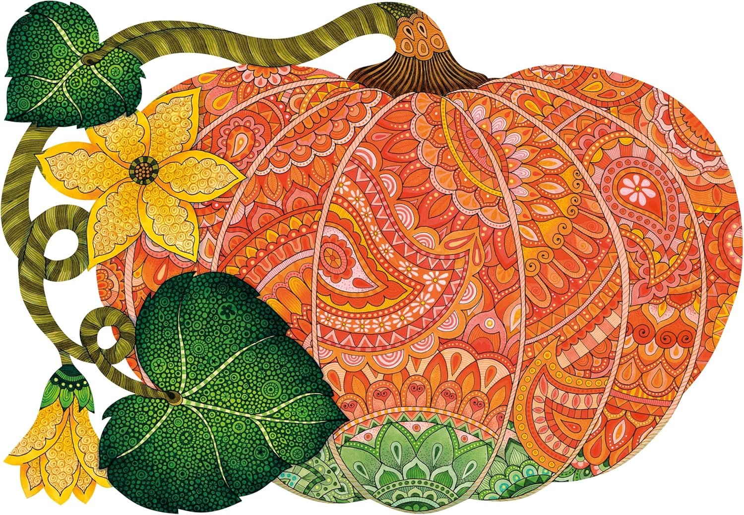 Solve Vine Cut Pumpkin jigsaw puzzle online with 280 pieces