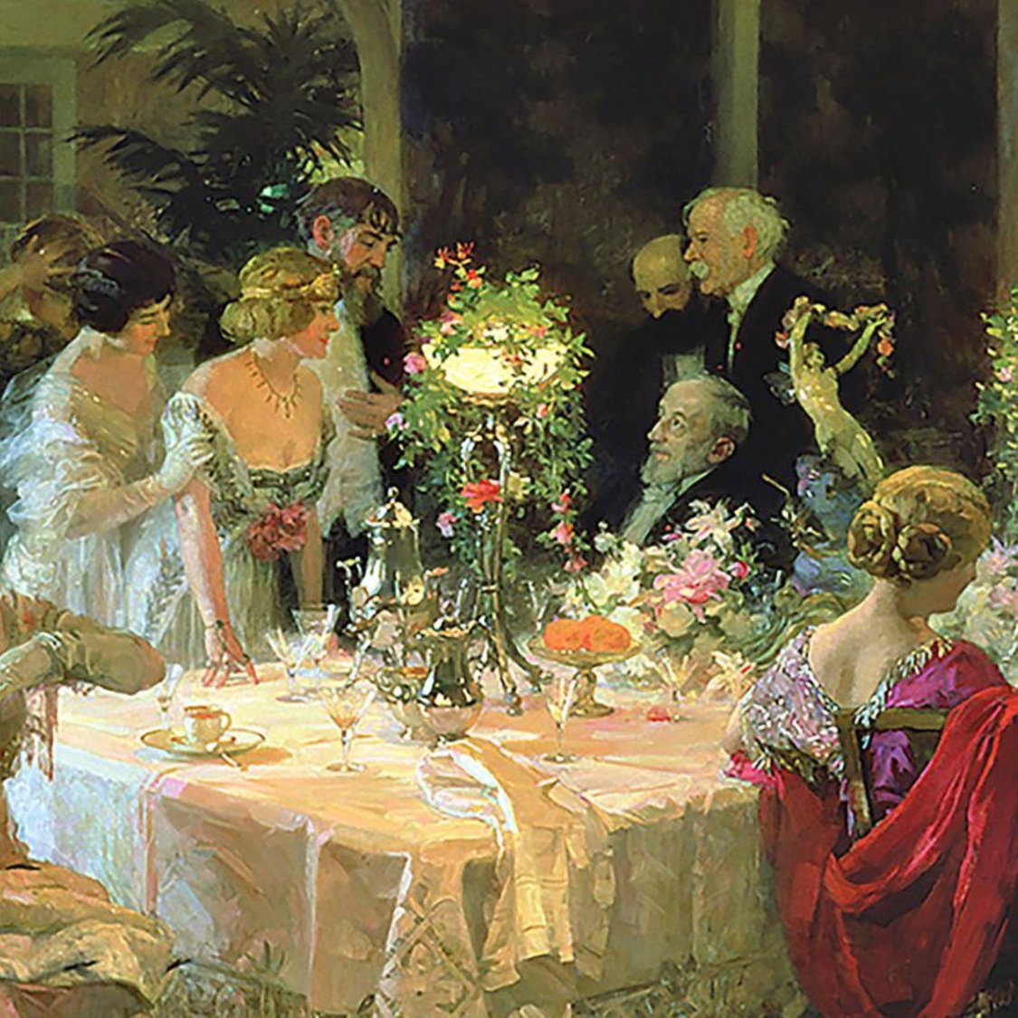 Solve The End Of Dinner, 1913 ~ Jules Alexander Grun (Paris,France 1868 ...