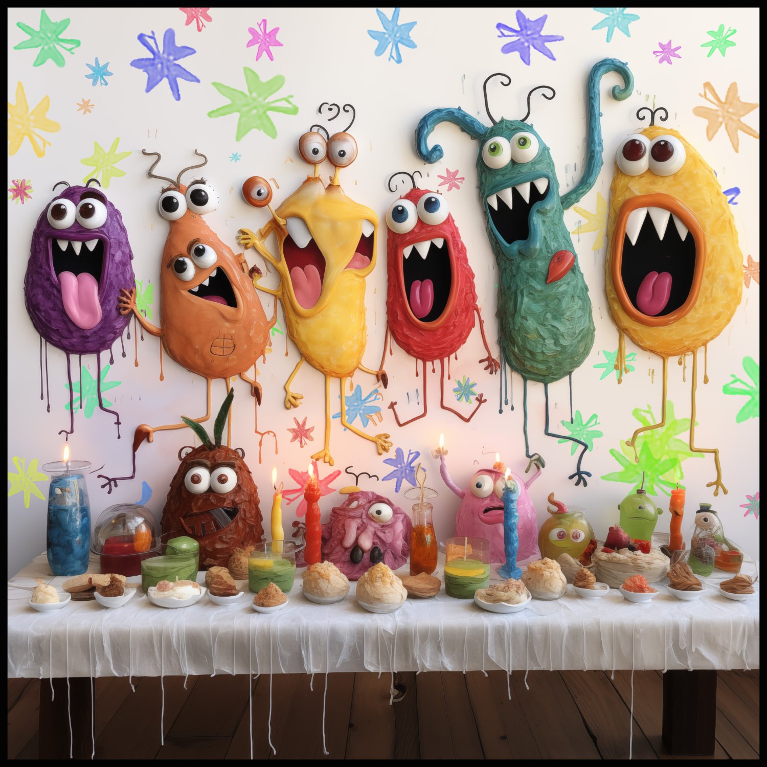 Solve The Blobs Eating Too Much During the Holidays jigsaw puzzle ...
