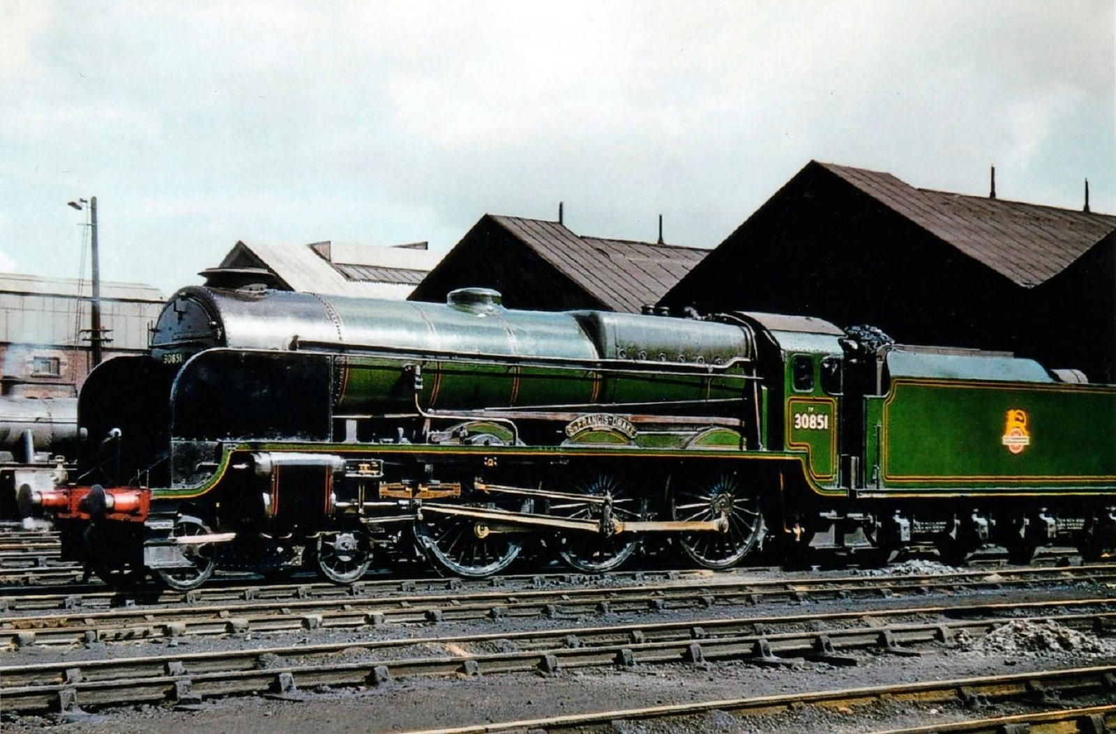 Solve SR Lord Nelson Class 4-6-0 30851 Sir Francis Drake at Eastleigh ...