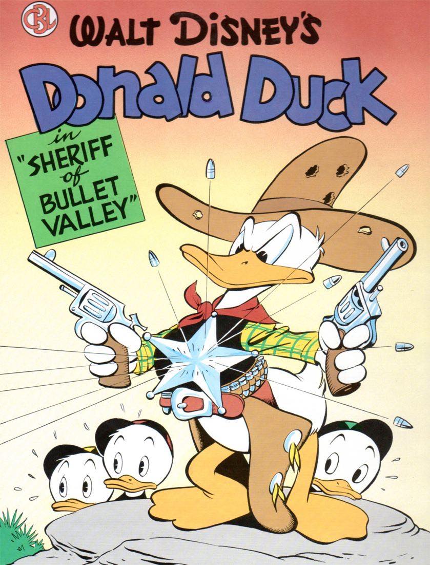 Solve Donald the Sheriff jigsaw puzzle online with 80 pieces