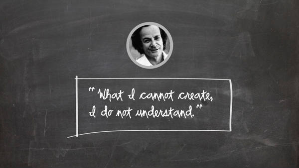 Puzzle | 60 piezas | Richard Feynman is one of my top five role models ...