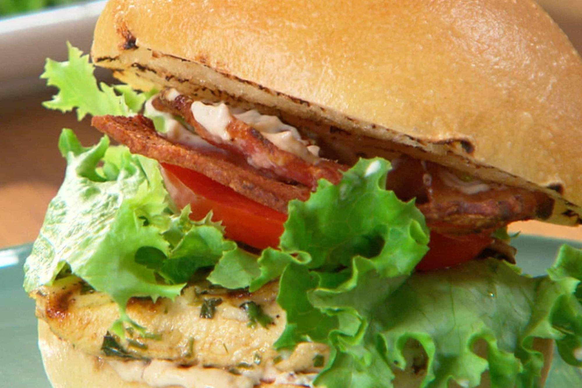 Solve Grilled Ranch Chicken Bacon Sandwich jigsaw puzzle online with ...