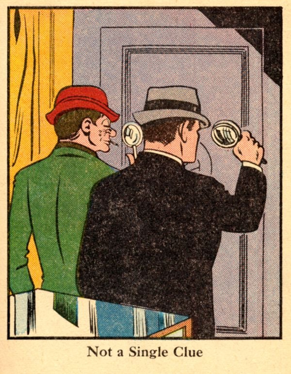 Solve Not A Single Clue jigsaw puzzle online with 99 pieces