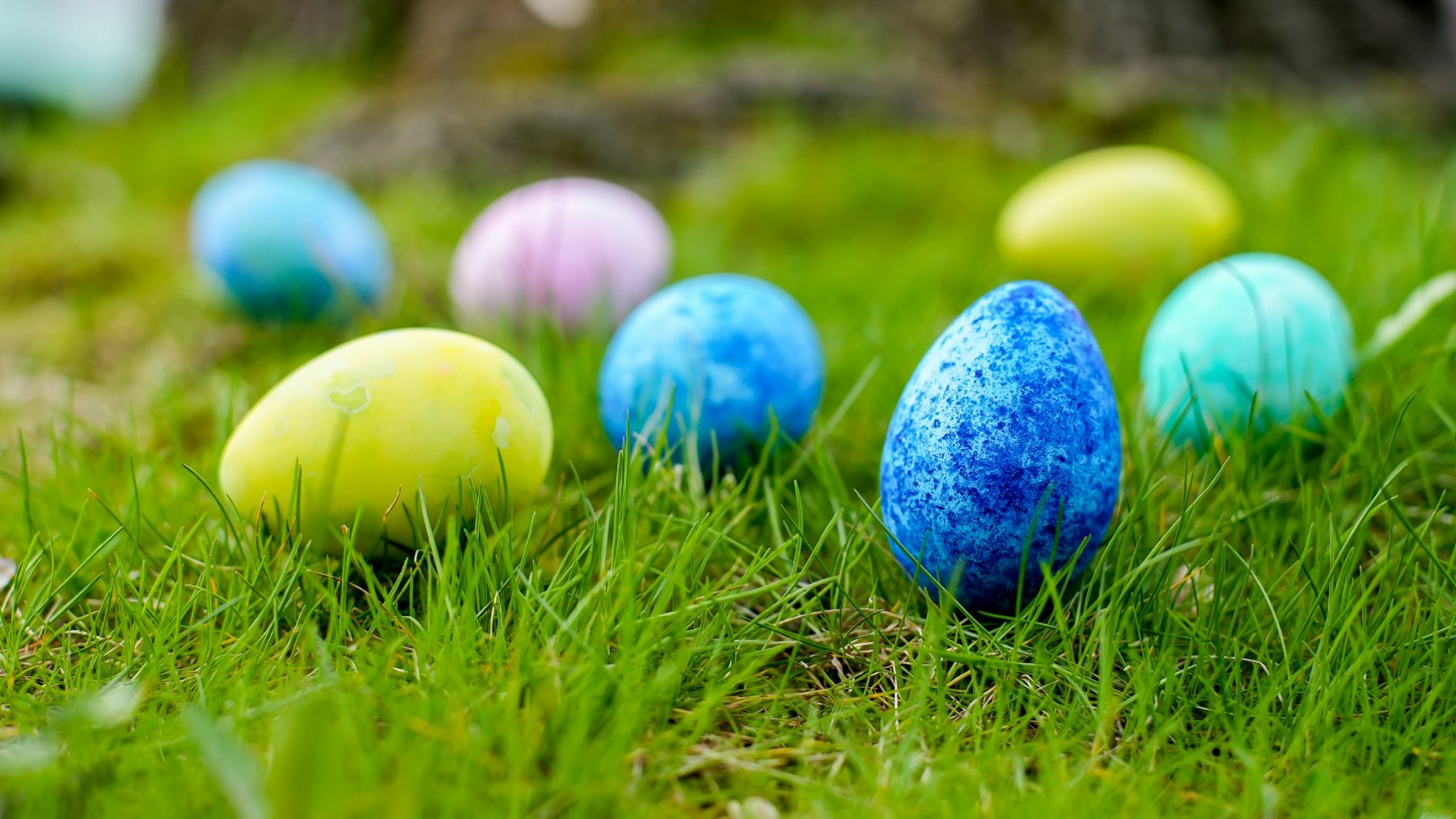 Solve Easter eggs jigsaw puzzle online with 45 pieces