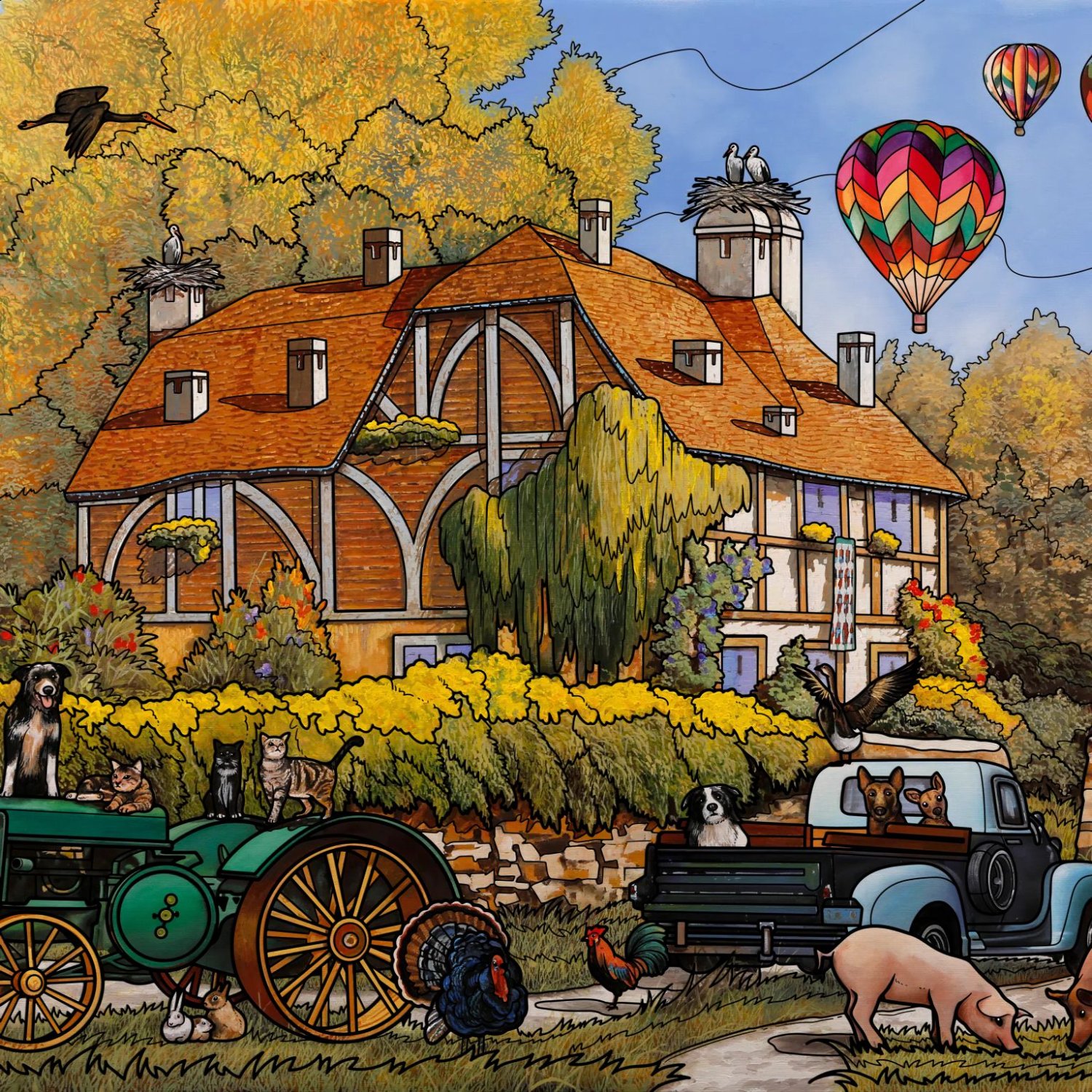 Jigsaw Puzzle | 81 pieces | PUZZLE - Country Animals | Jigidi