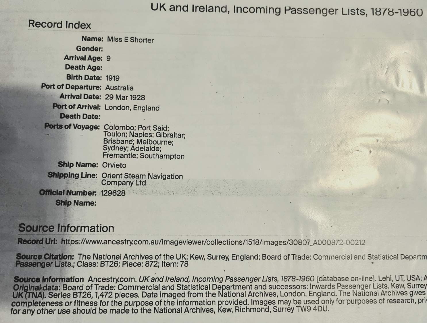 Solve Shipping Records jigsaw puzzle online with 63 pieces