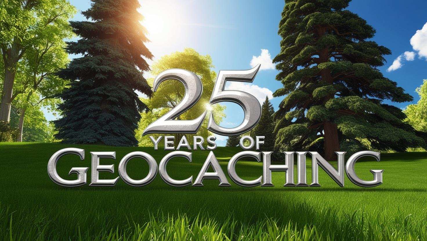 Solve 25 Years of Geocaching jigsaw puzzle online with 336 pieces
