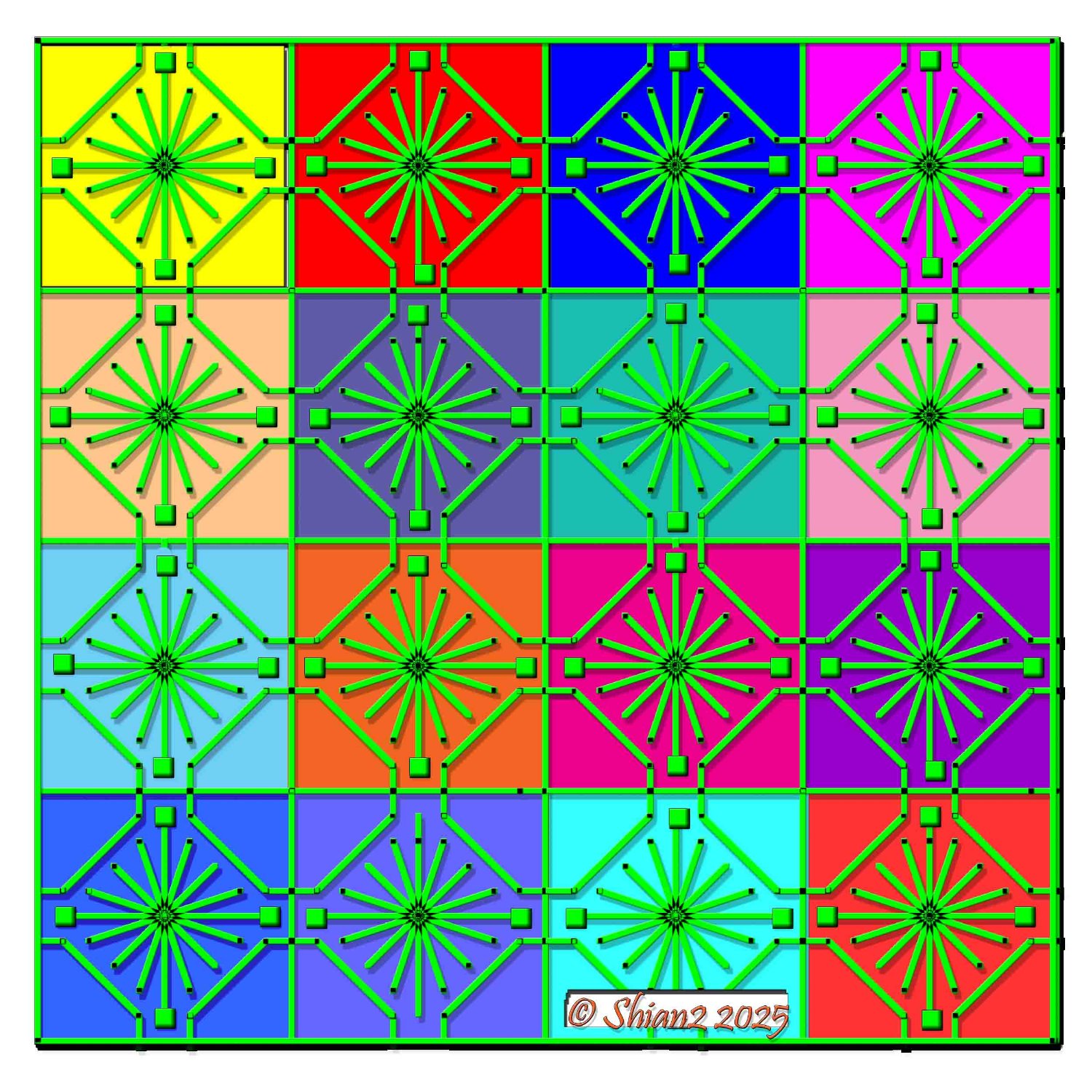 Solve 16 Blocks jigsaw puzzle online with 169 pieces