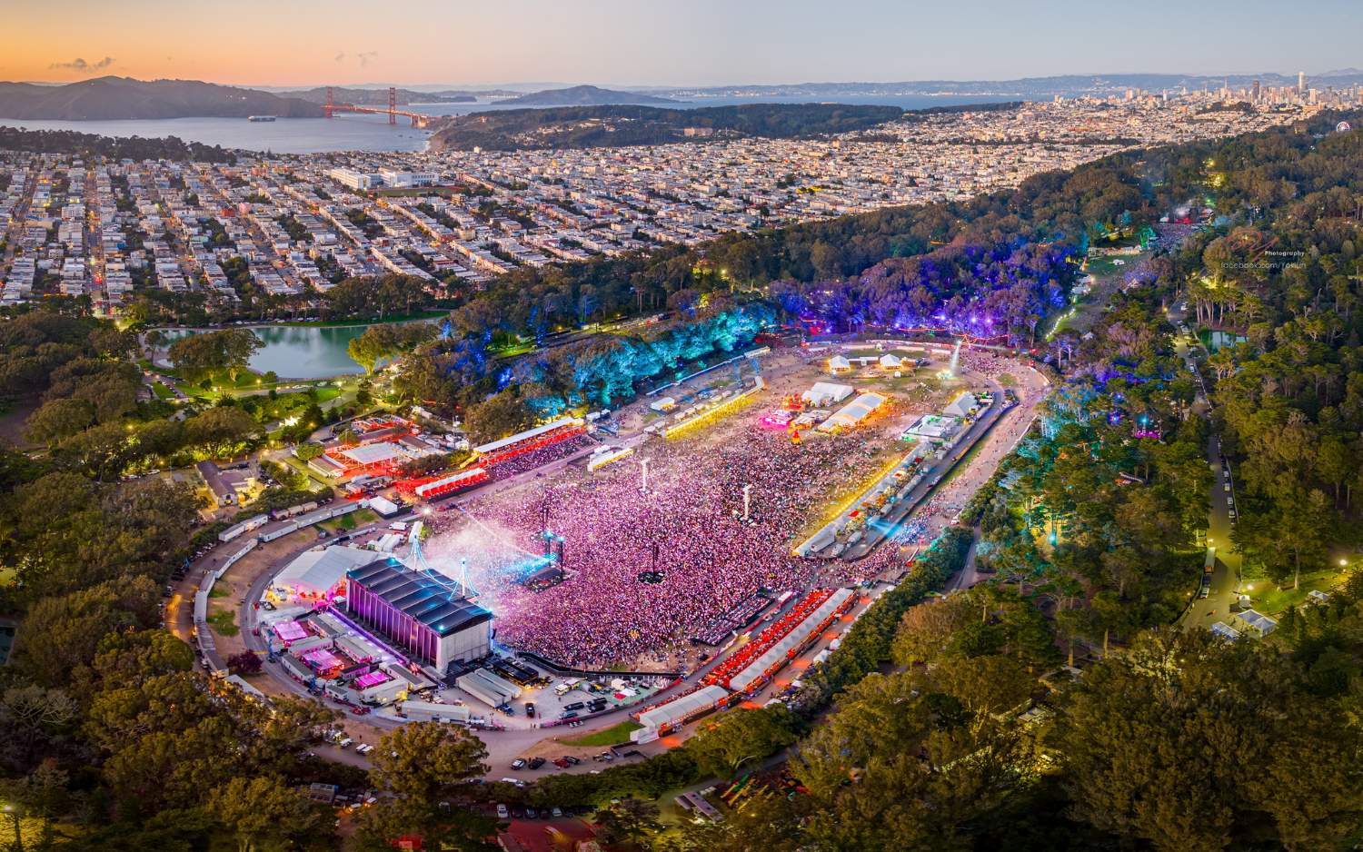 Solve Outside Lands concert, Golden Gate Park jigsaw puzzle online with ...