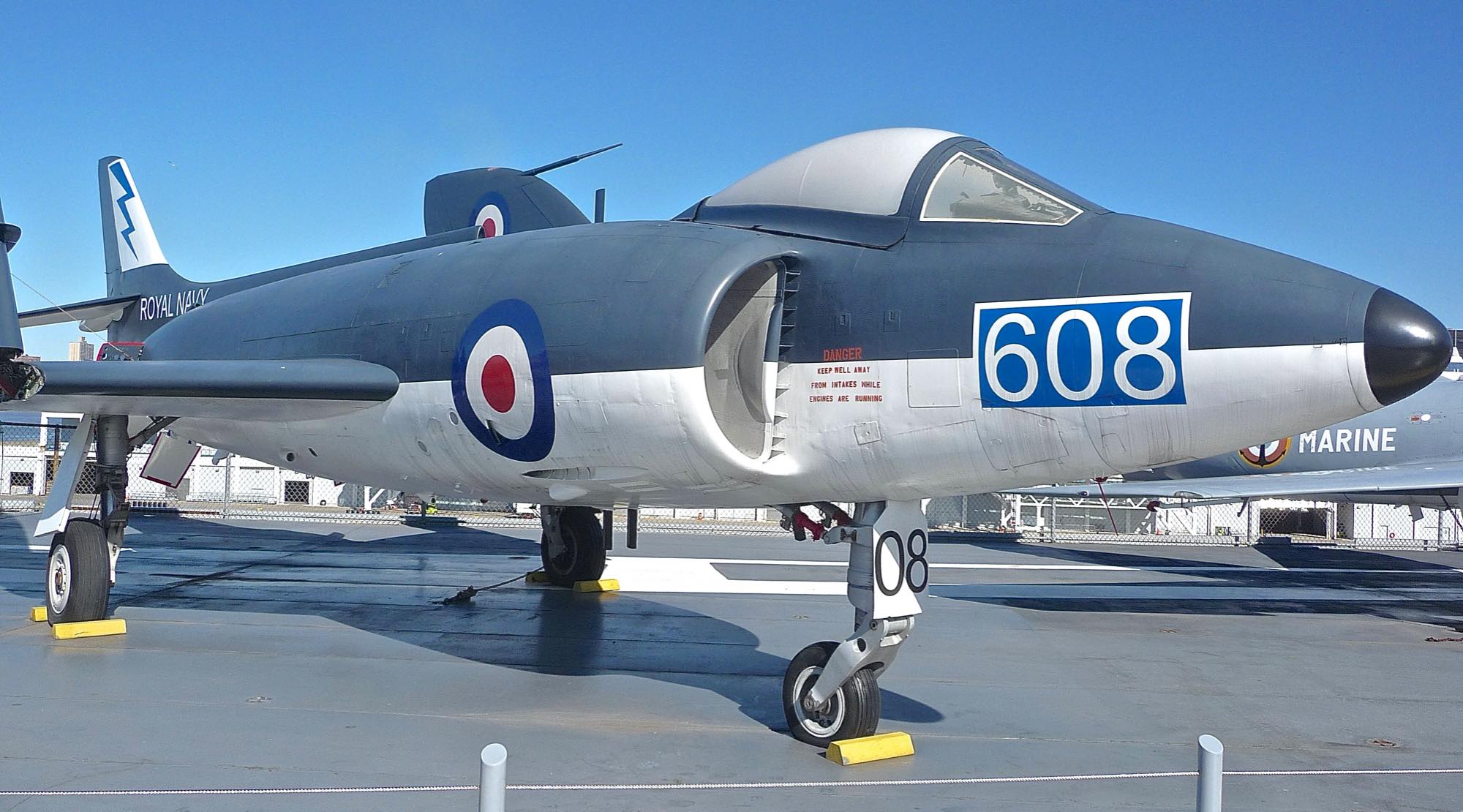 Solve Vickers Supermarine Scimitar F.1. USS Intrepid jigsaw puzzle ...