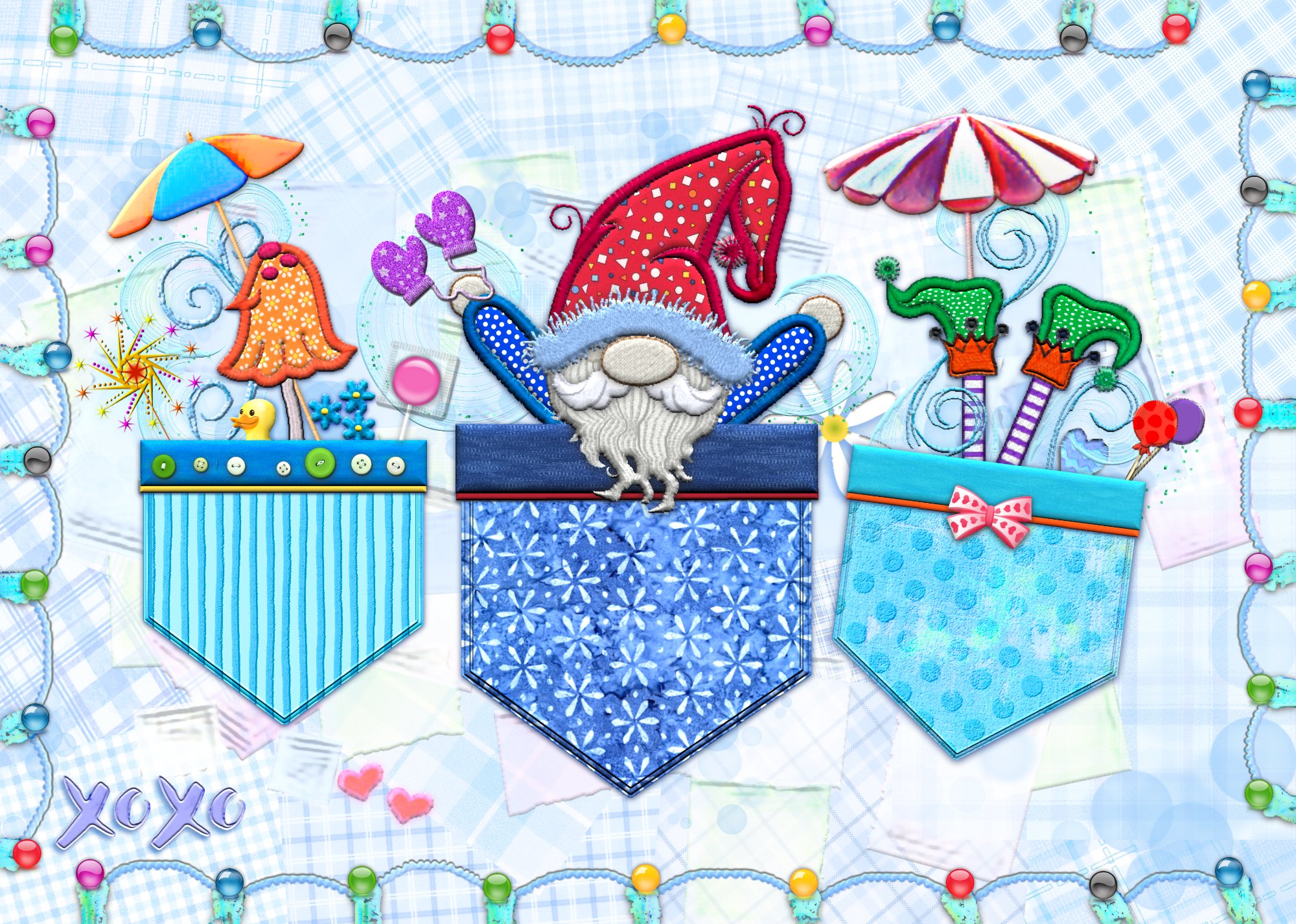 Solve Pockets Full O' Mischief jigsaw puzzle online with 600 pieces