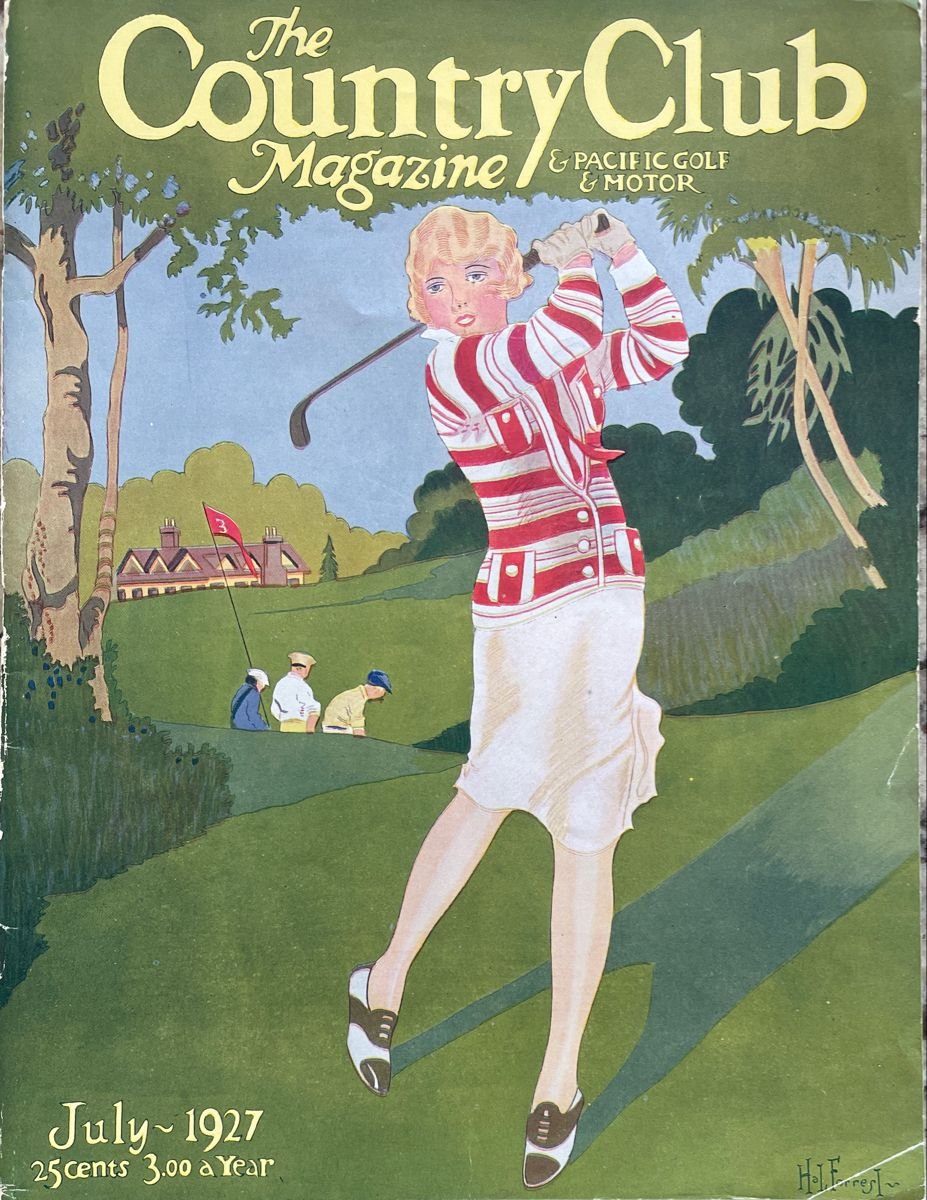 Solve The Country Club Magazine Cover - 1927 jigsaw puzzle online with ...