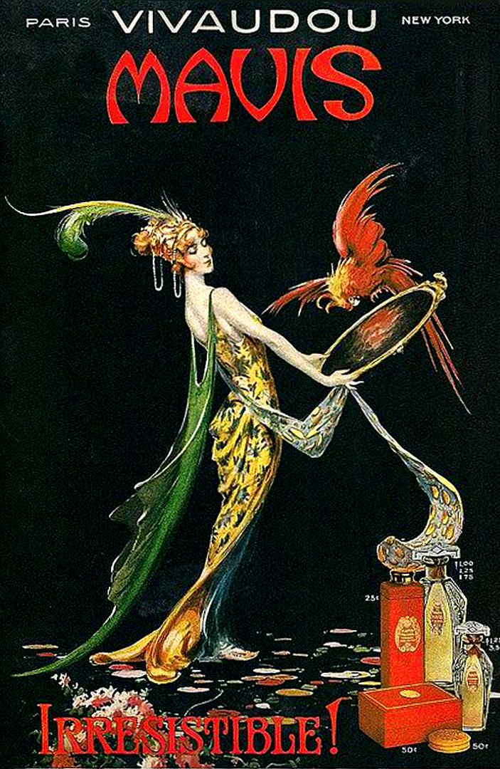 Solve Vivaudou Mavis Perfume by Frederick Little Packer (American, 1886 ...