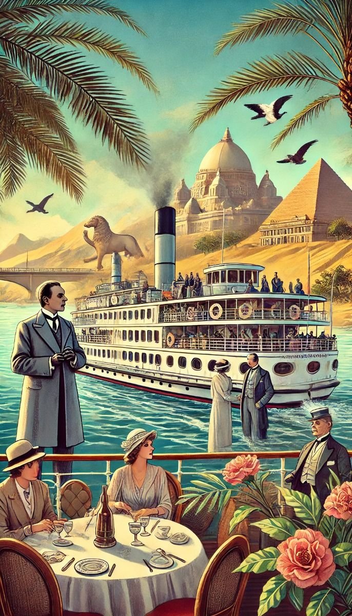 Solve River Nile Cruise jigsaw puzzle online with 104 pieces